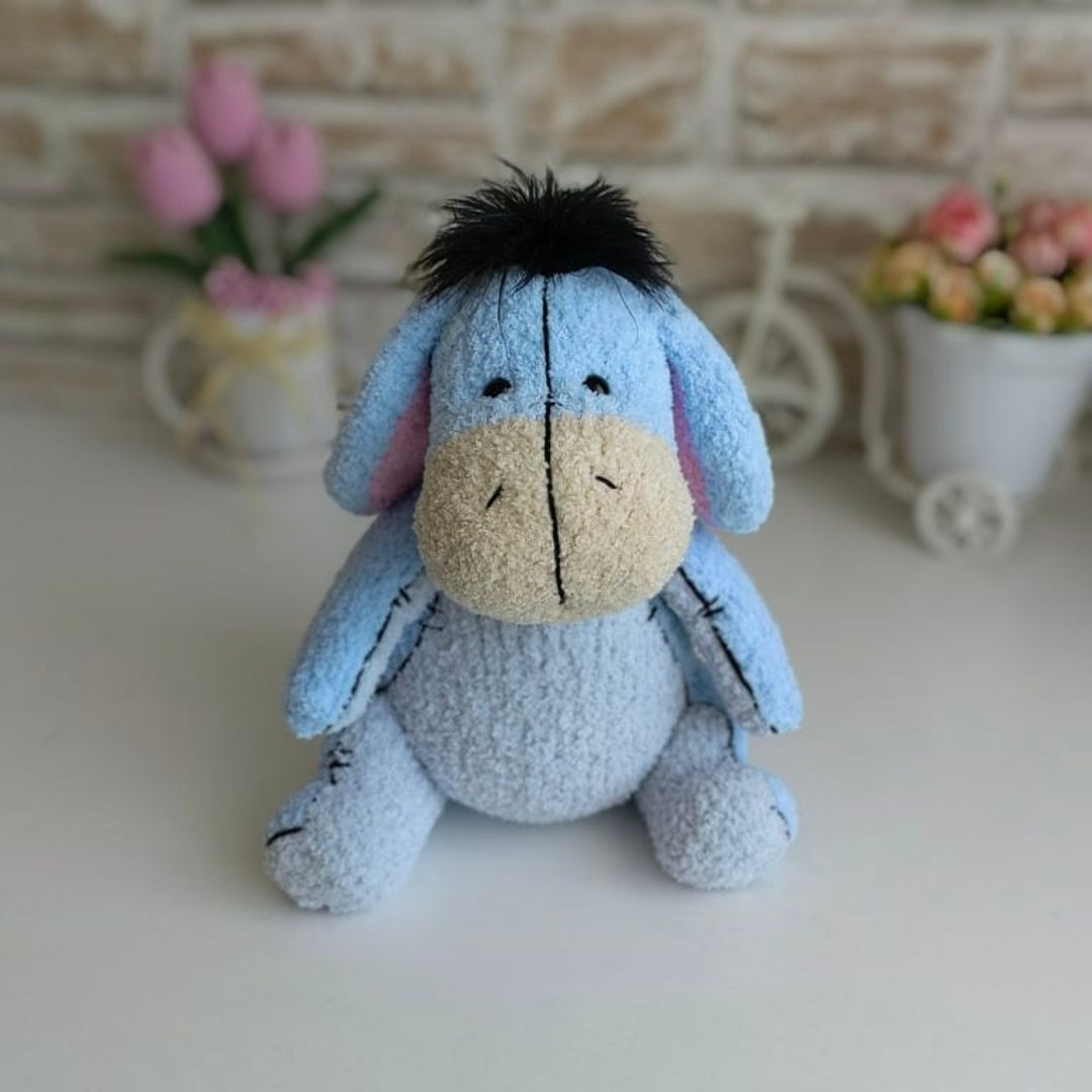 Crochet Donkey, Stuffed Donkey, Toy Donkey, Nursery Decor, Birthday ...