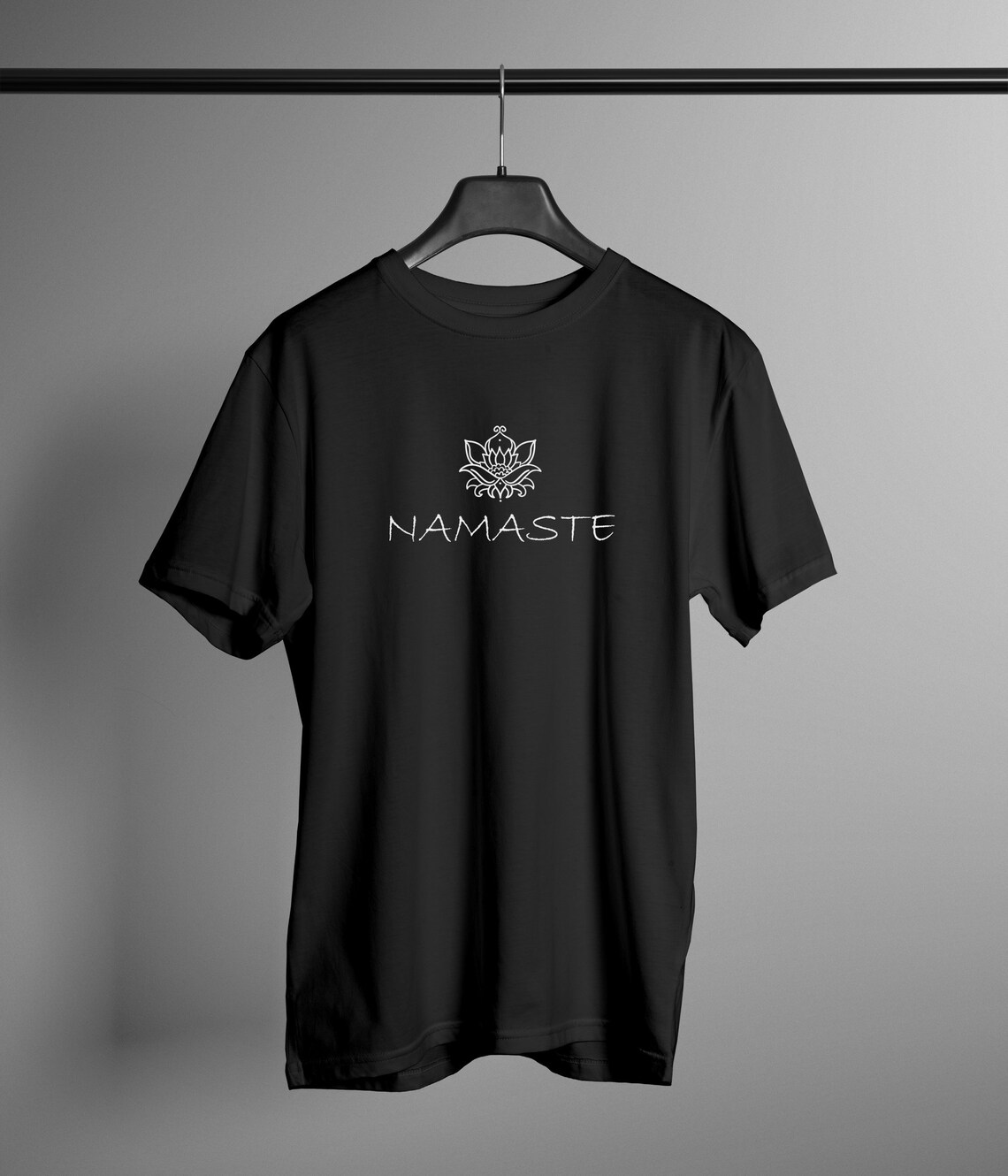 Namaste Lotus Flower Club Yoga Meditation T-shirt - Etsy