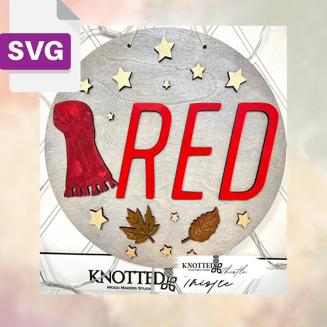 Swiftie Round RED Era SVG Lightburn File not a Physical Item Laser ...