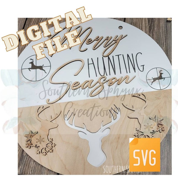 Hunting Door Sign Svg - Etsy