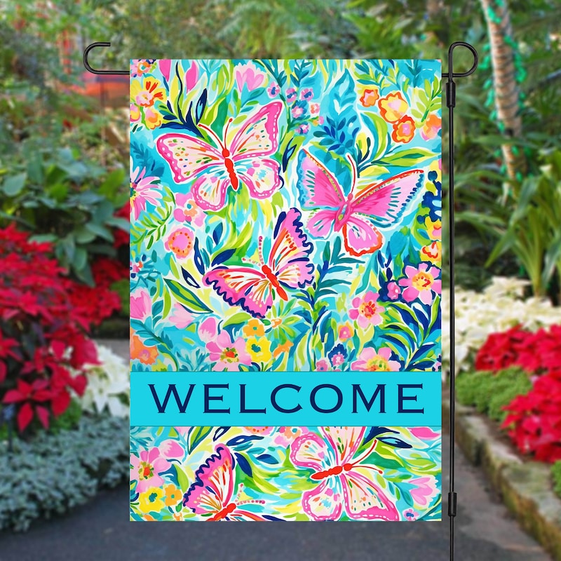 Garden Flag Svg - Etsy Canada