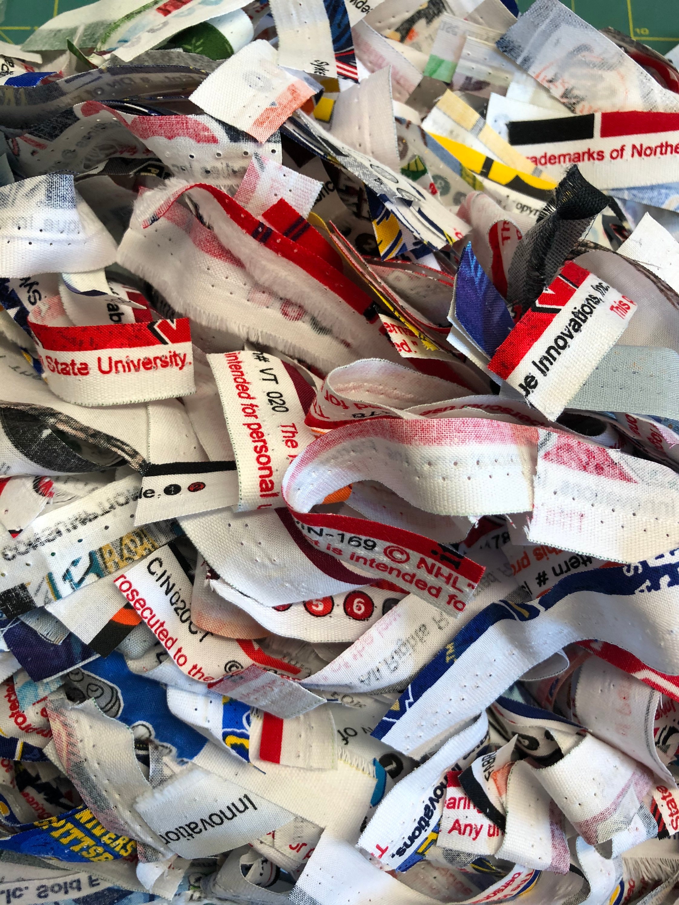 Bag of Fabric Selvages, Selvedge, Selvage Project, by the Half Pound (8 ...