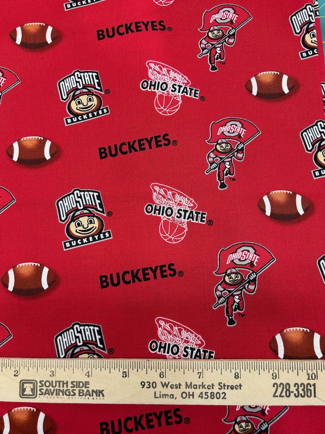 Ships in 24 Hours - Ohio State University OSU Cotton Fabric - Etsy