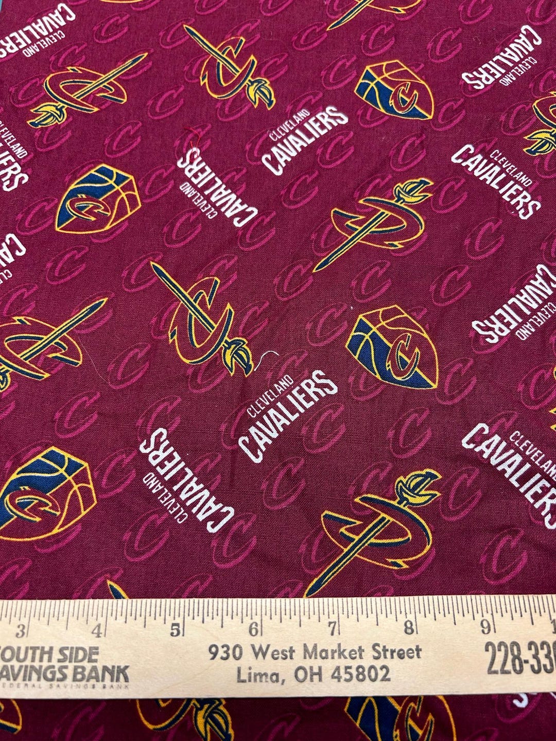 Ships in 24 Hours Cleveland Cavaliers Cotton Fabric - Etsy