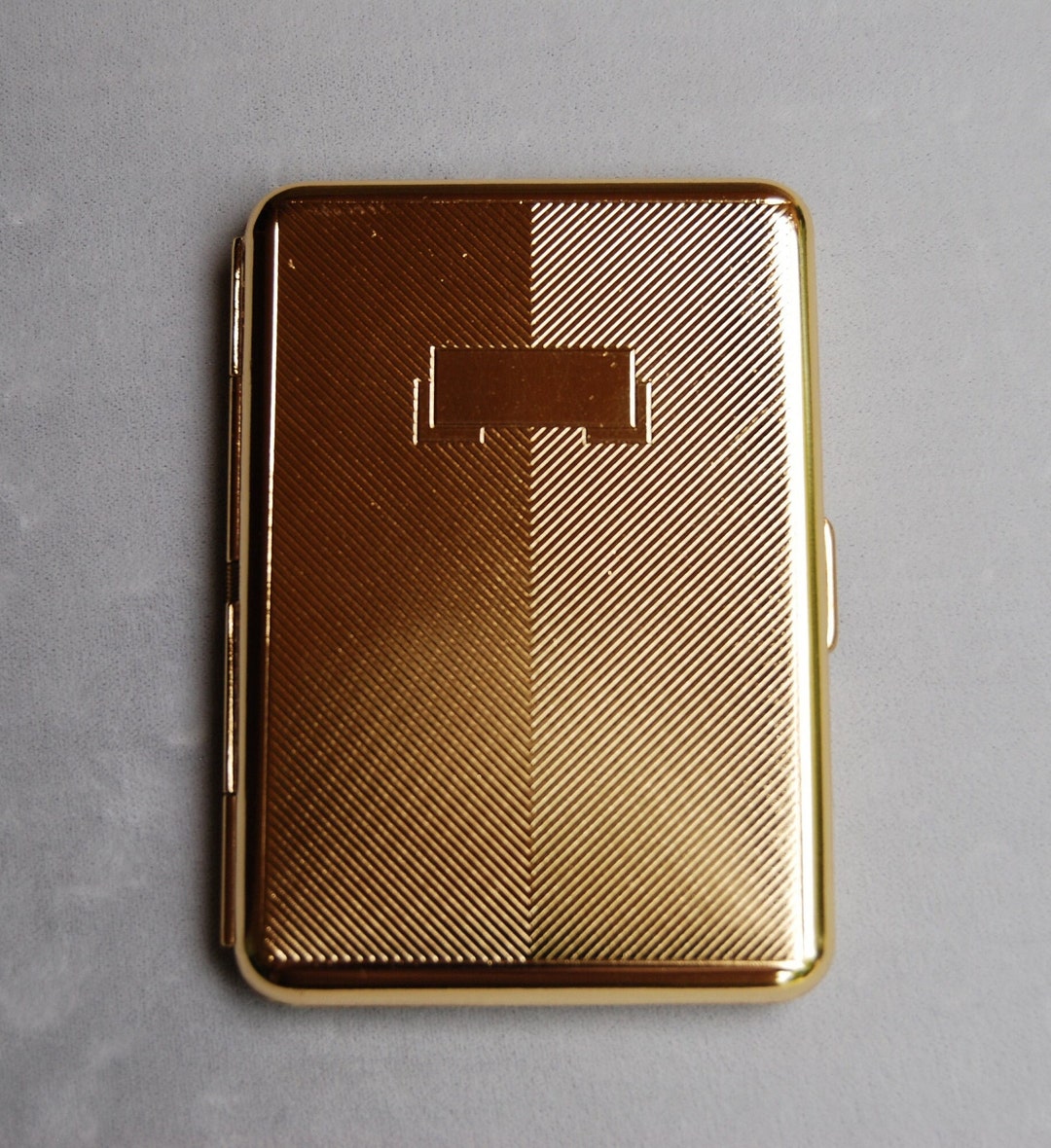 Berlin Art Deco Brass/gold Slim Case - Etsy