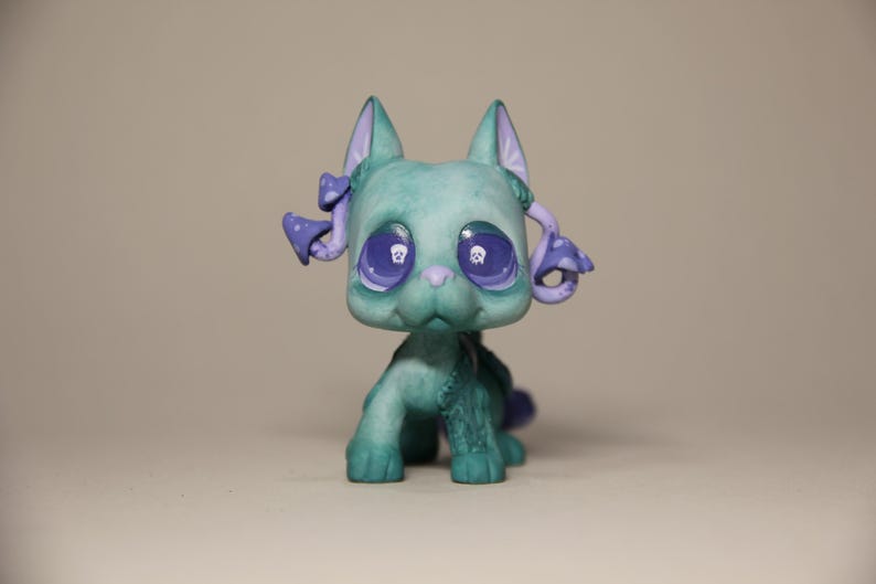 LPS Littlest Pet Shop Zombie Great Dane Custom - Etsy