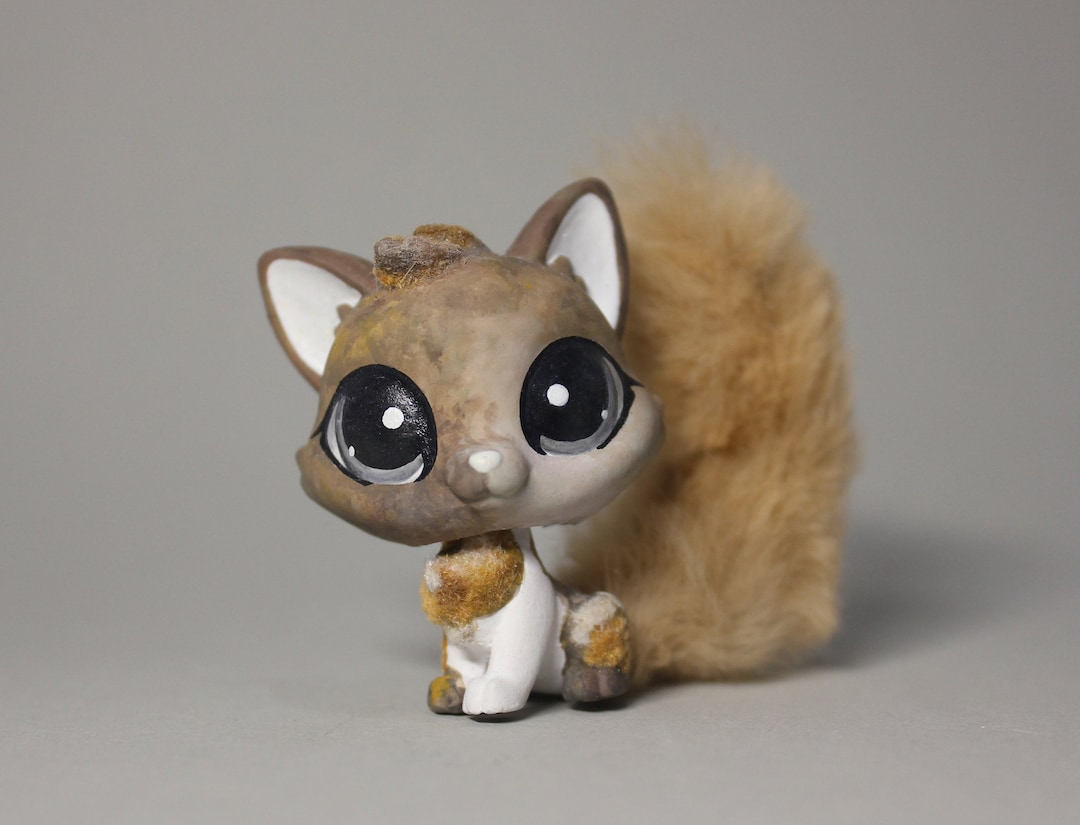LPS, Littlest Pet Shop, OOAK, Custom, Fuzzy, Fluffy Fox - Etsy