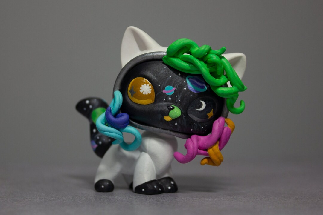 LPS Littlest Pet Shop Custom Ooak Space Cat - Etsy