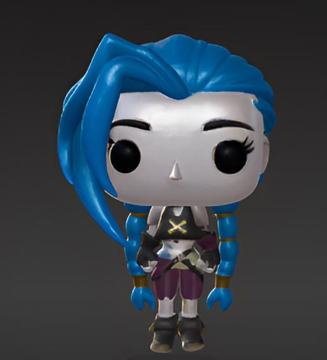 Jinx Arcane 3D Model STL File - Etsy