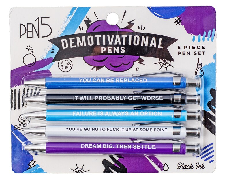 Offensive Pen Bundle Pack Funny Gag Gift Sarcastic Adult - Etsy