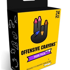 Offensive Crayons: Pot Pack, Funny Gag Gift, Sarcastic, Humor, Office ...