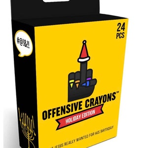 Offensive Crayons: Funny Gifts, Gag Gift, Stocking Stuffer, Adult ...