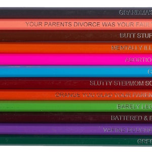 Offensive Colored Pencils, Adult Gag Gift, 48 Unique Colors - Etsy