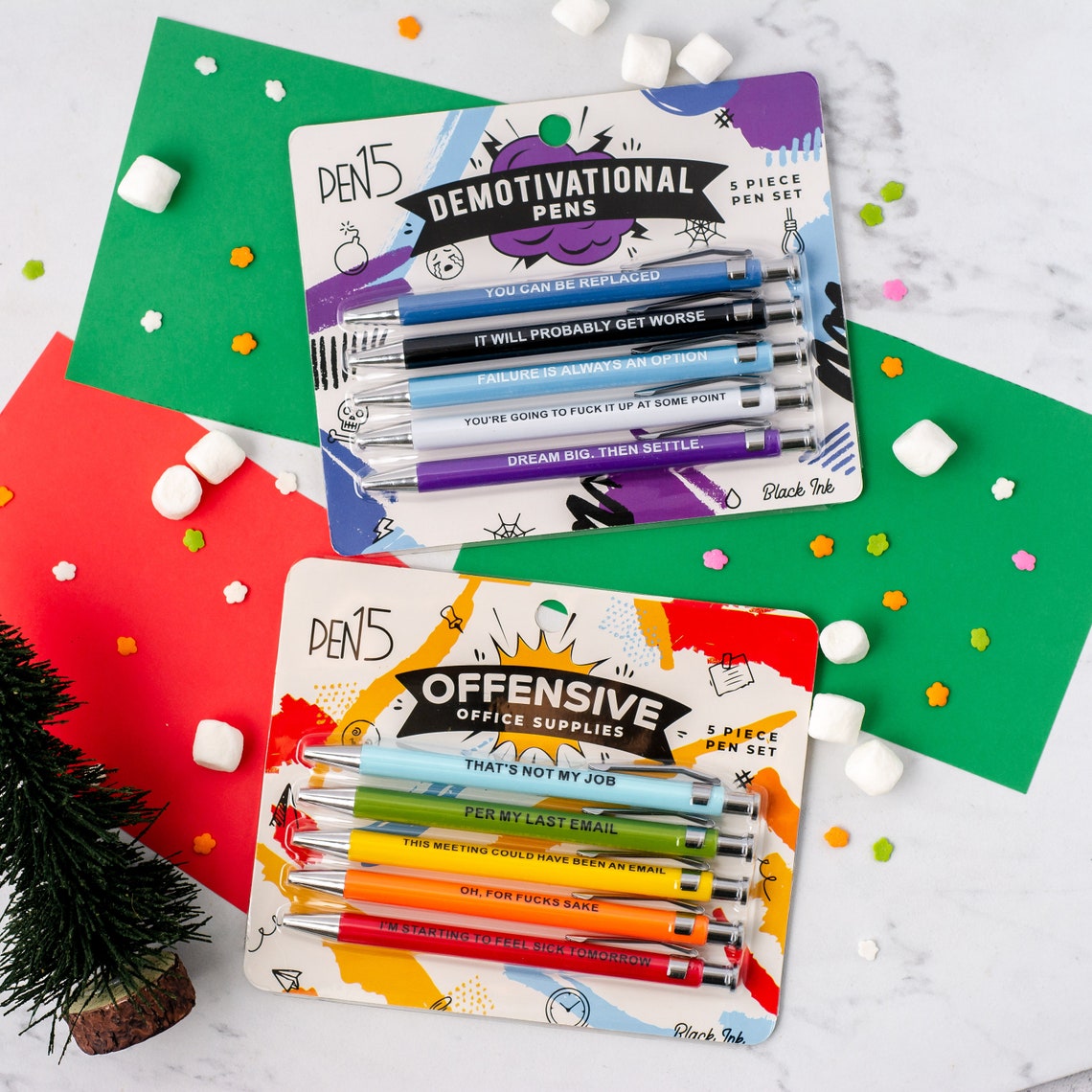 Offensive Pen Bundle Pack Funny Gag Gift Sarcastic Adult | Etsy