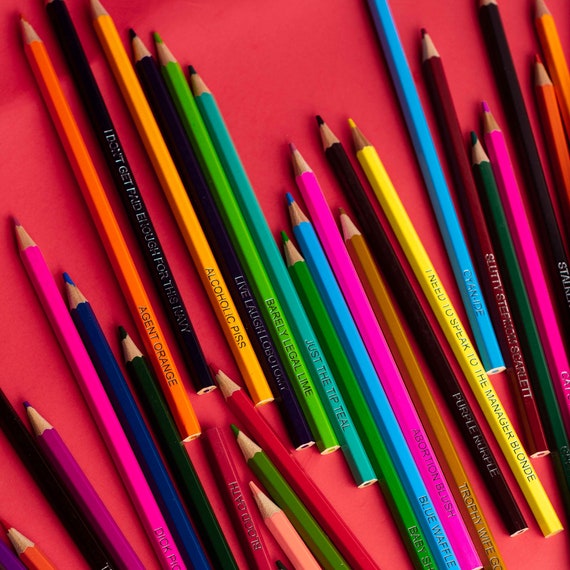 Adult pencil crayons store