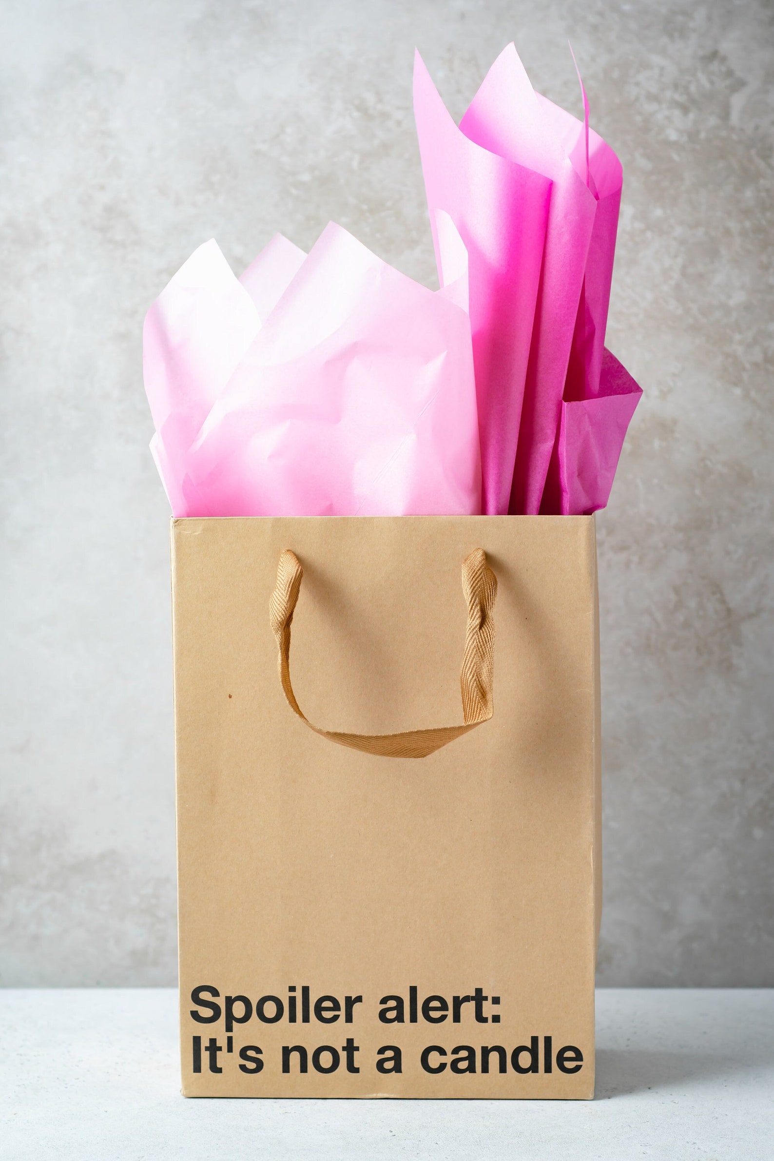 Spoiler Alert It's Not A Candle, Funny Gift Bag Gift Wrap Wrapping ...