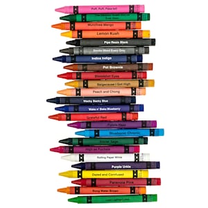 Offensive Crayons: Pot Pack, Funny Gag Gift, Sarcastic, Humor, Office ...