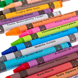 4 VALUE PACK Offensive Crayons: Funny Gag Gift, Humor, Gag Gift, Office ...