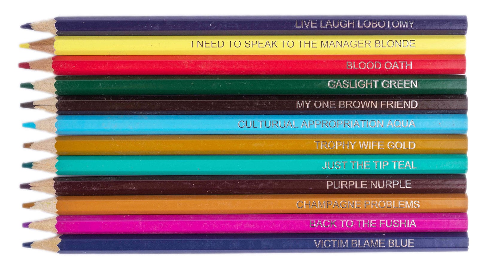 Offensive Colored Pencils, Adult Gag Gift, 48 Unique Colors - Etsy