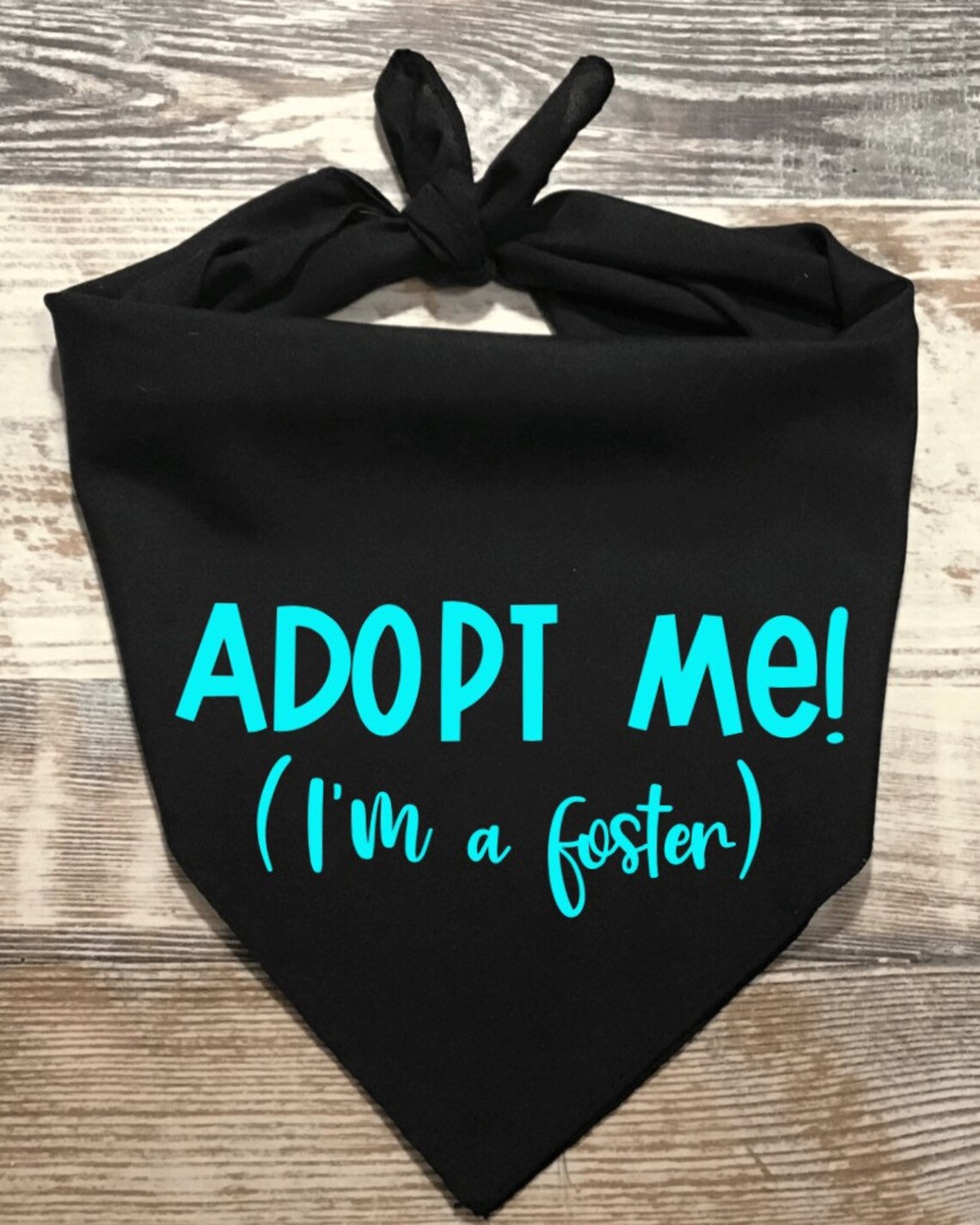 Adopt Me Im a Foster Bandana Dog Bandana Adopt Me Bandana - Etsy