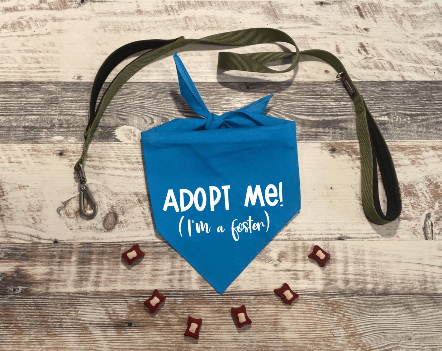 Adopt Me Im a Foster Bandana Dog Bandana Adopt Me Bandana - Etsy