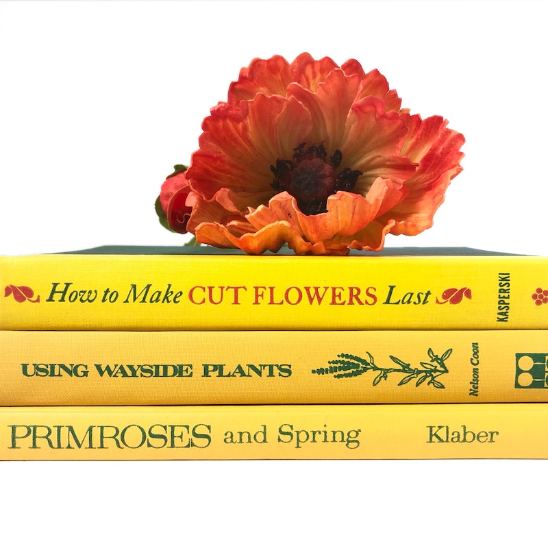 Vintage Flower Book - Etsy