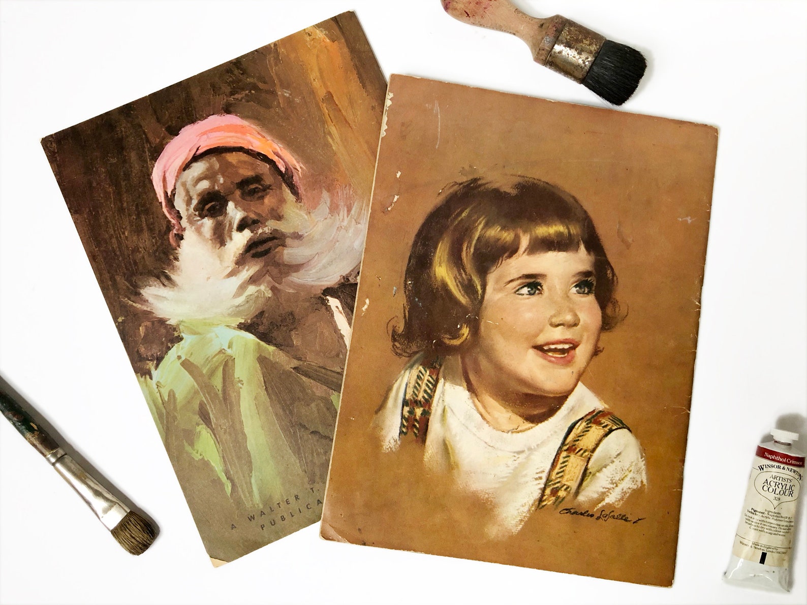 How To Use Color in Portraits and Drawing in Charcoal with | Etsy