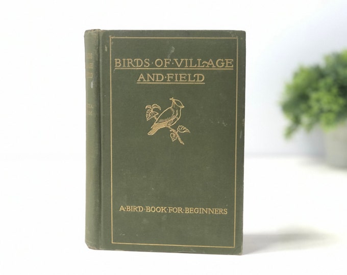 Birds of Village and Field Antique Book, A Bird Book for Beginners From ...