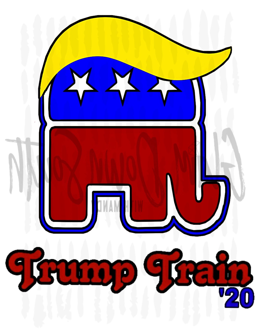 Trump Train 2020 Donald Trump Dtg - Etsy