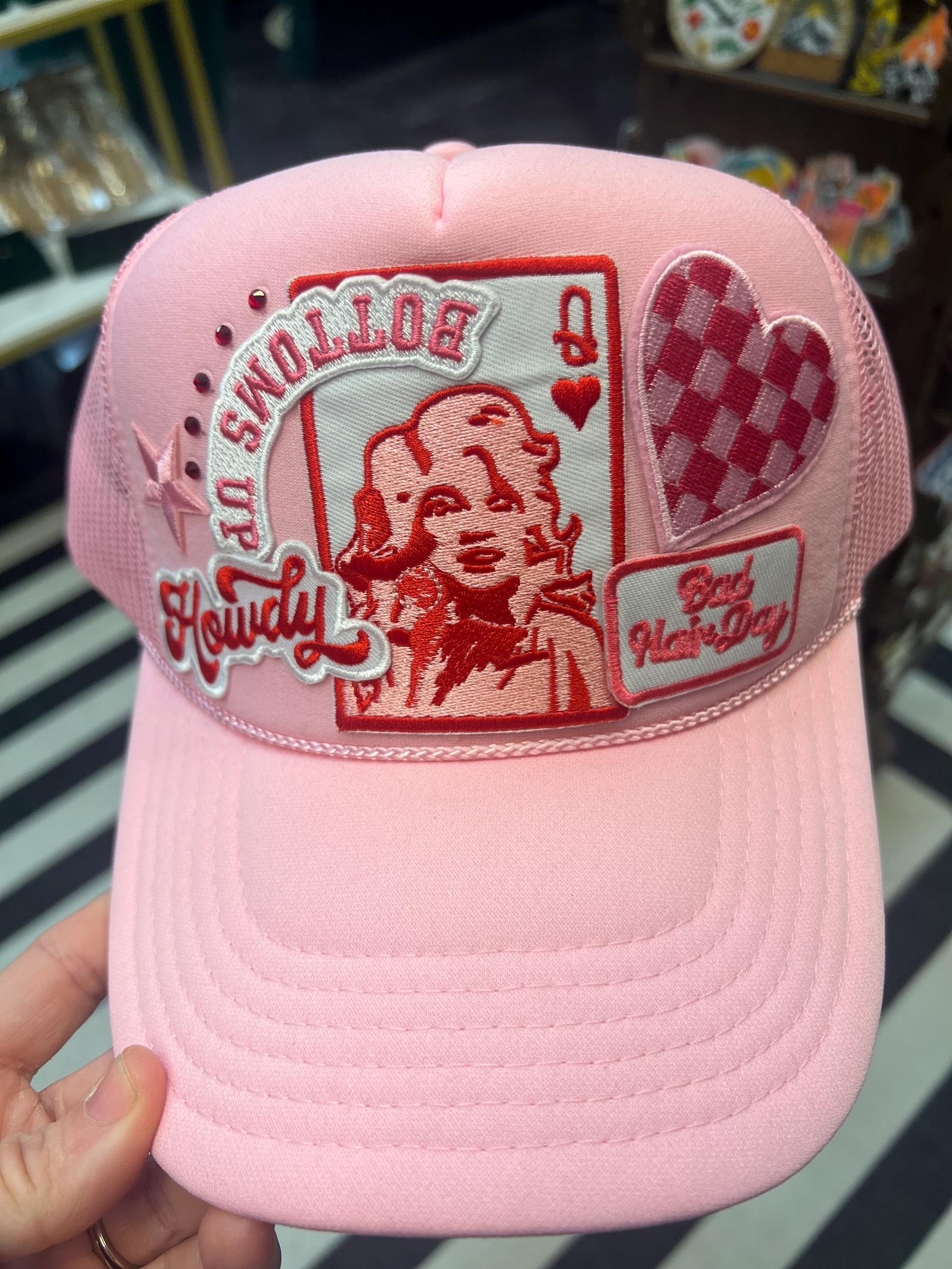 Custom Dolly Trucker Hat, Sassy Pink Country Hat - Etsy