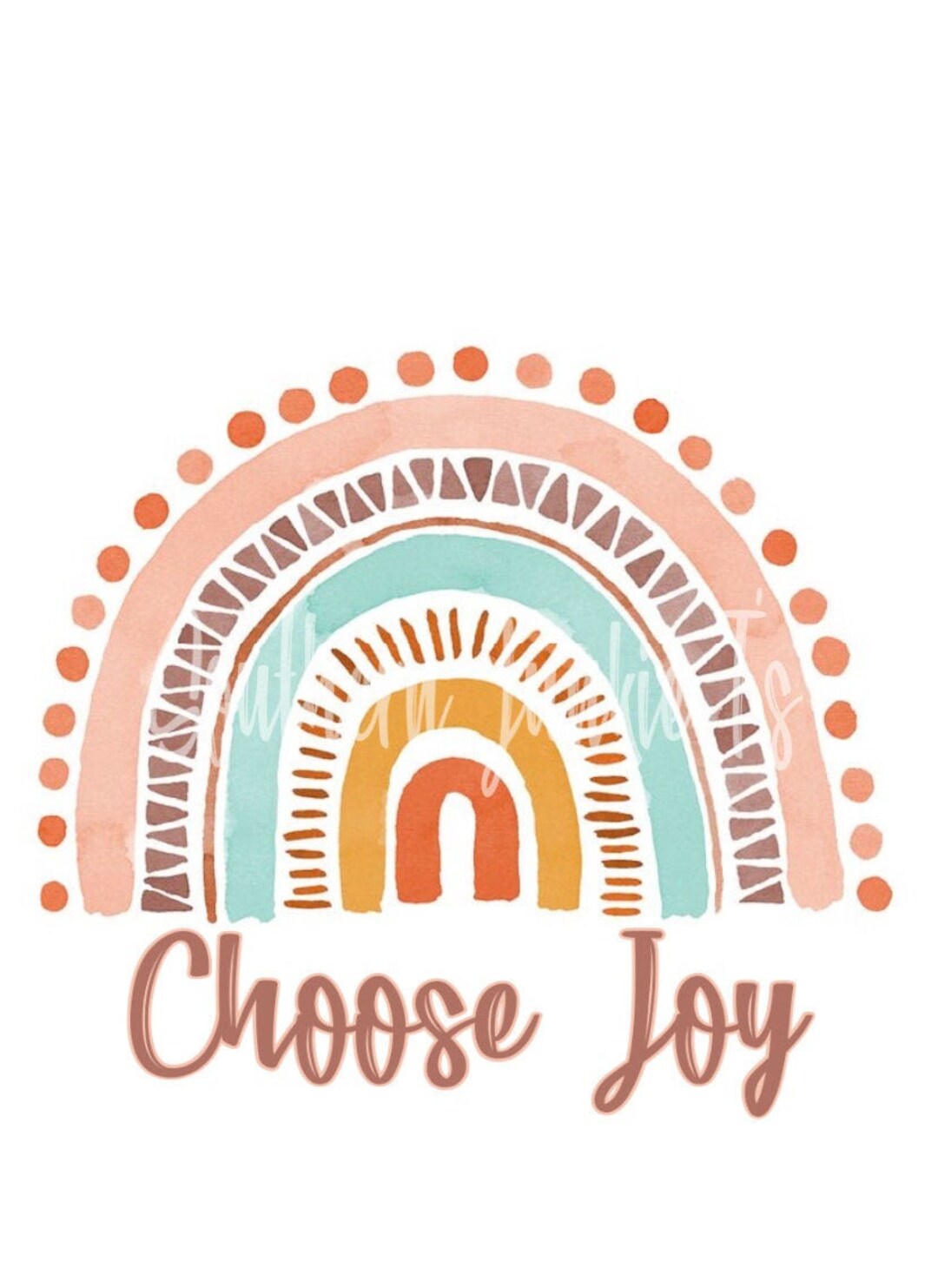 Choose Joy Png Sublimation Rainbow - Etsy
