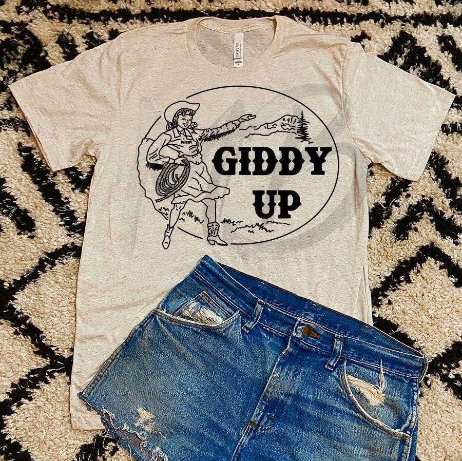 Cowgirl, Giddy Up, Western - Etsy