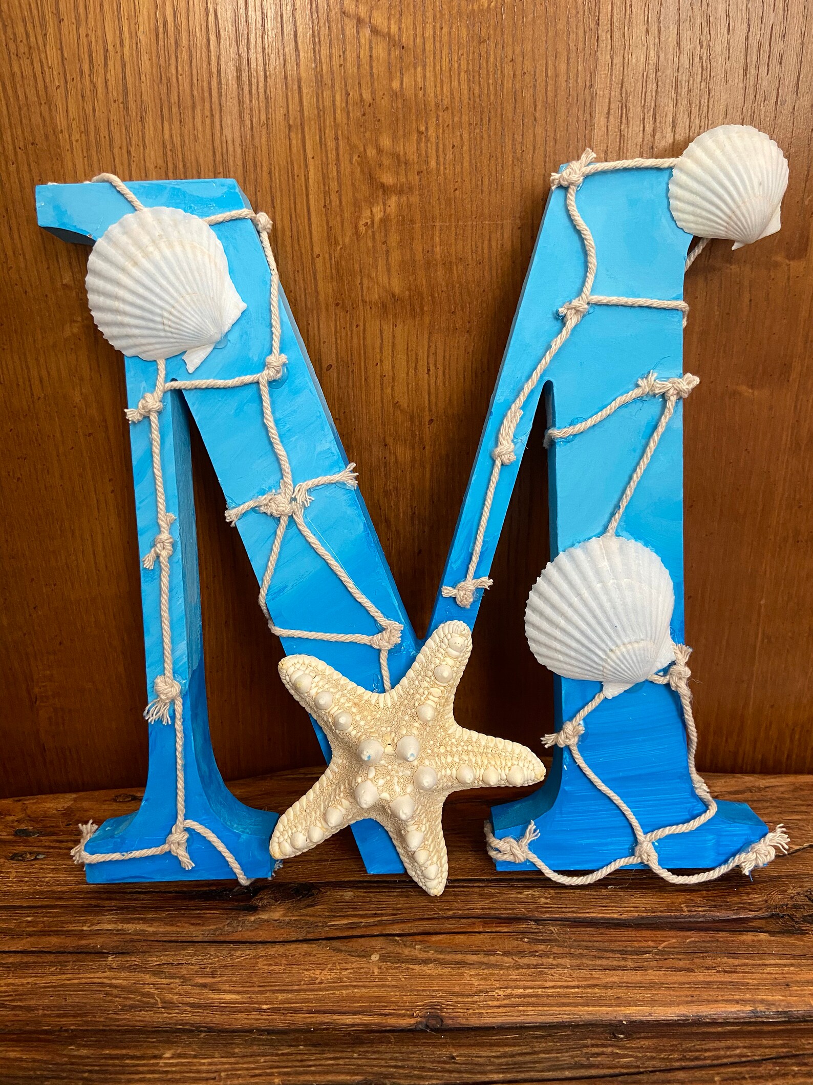 Decorated Beach Themed Letters - Etsy