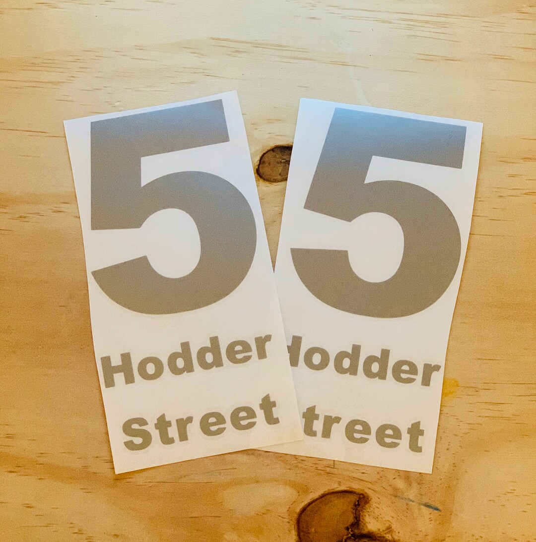 Wheelie Bin Numbers Pack of 2 With or Without Address - Etsy