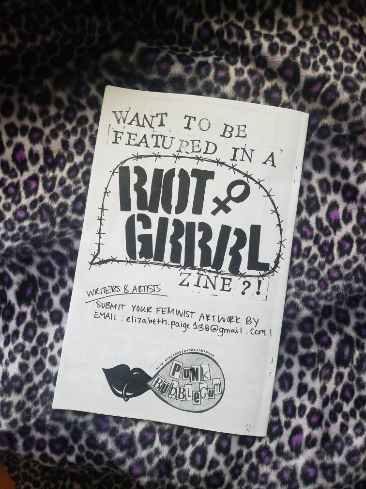 Riot Grrrl Zine Etsy