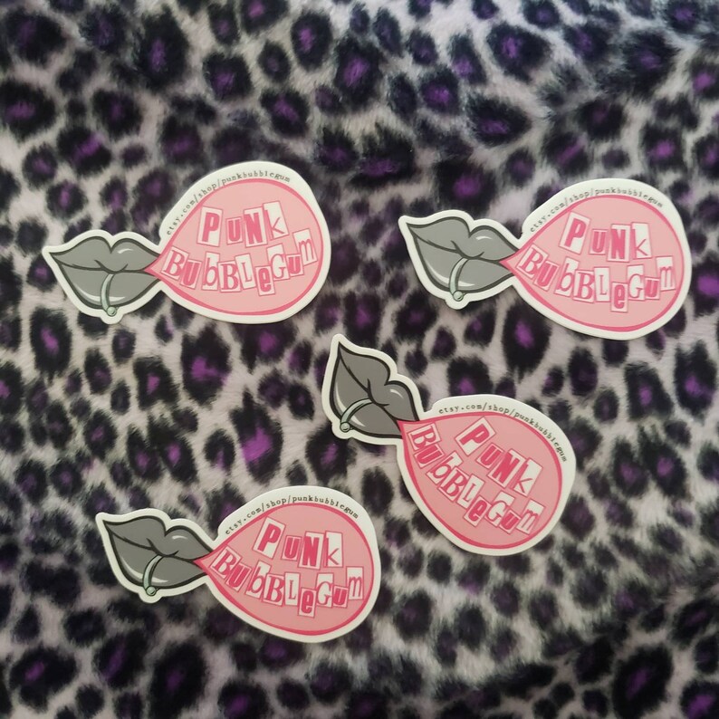 Punk Bubblegum Logo Sticker - Etsy