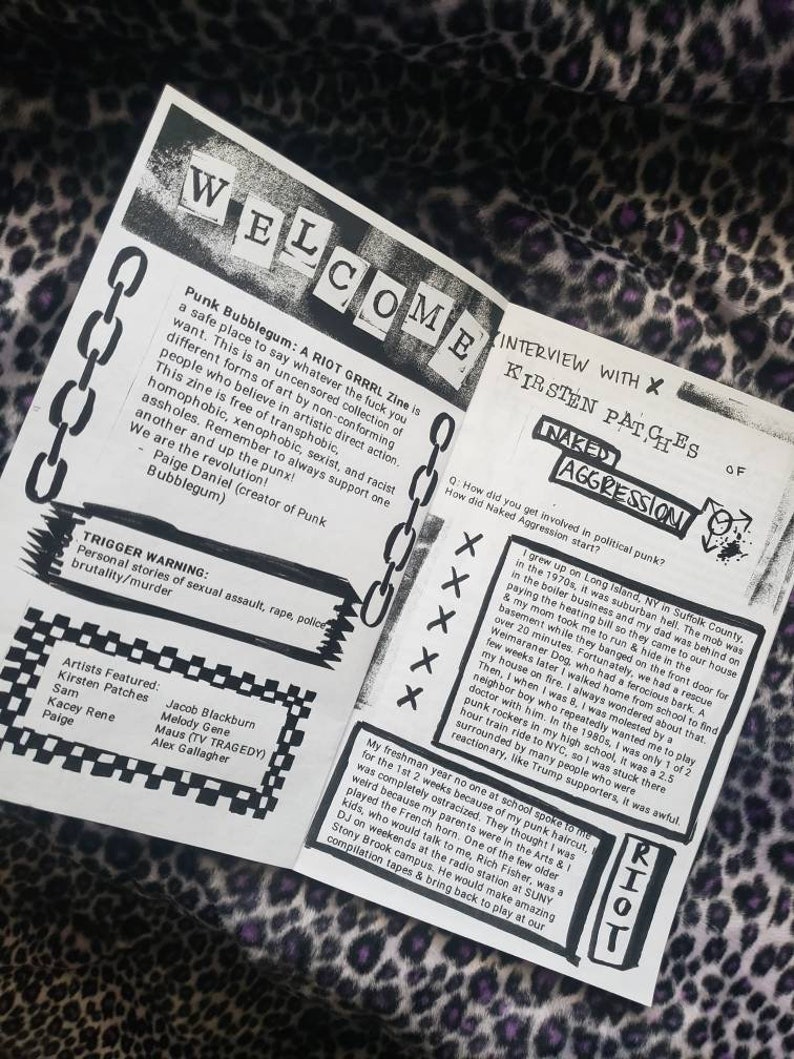 RIOT GRRRL ZINE - Etsy