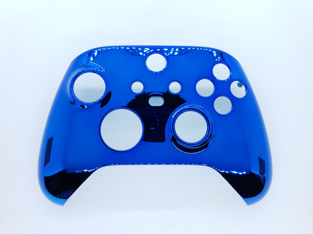 Chrome Blue Custom Faceplate Xbox Series X & S Controller - Etsy