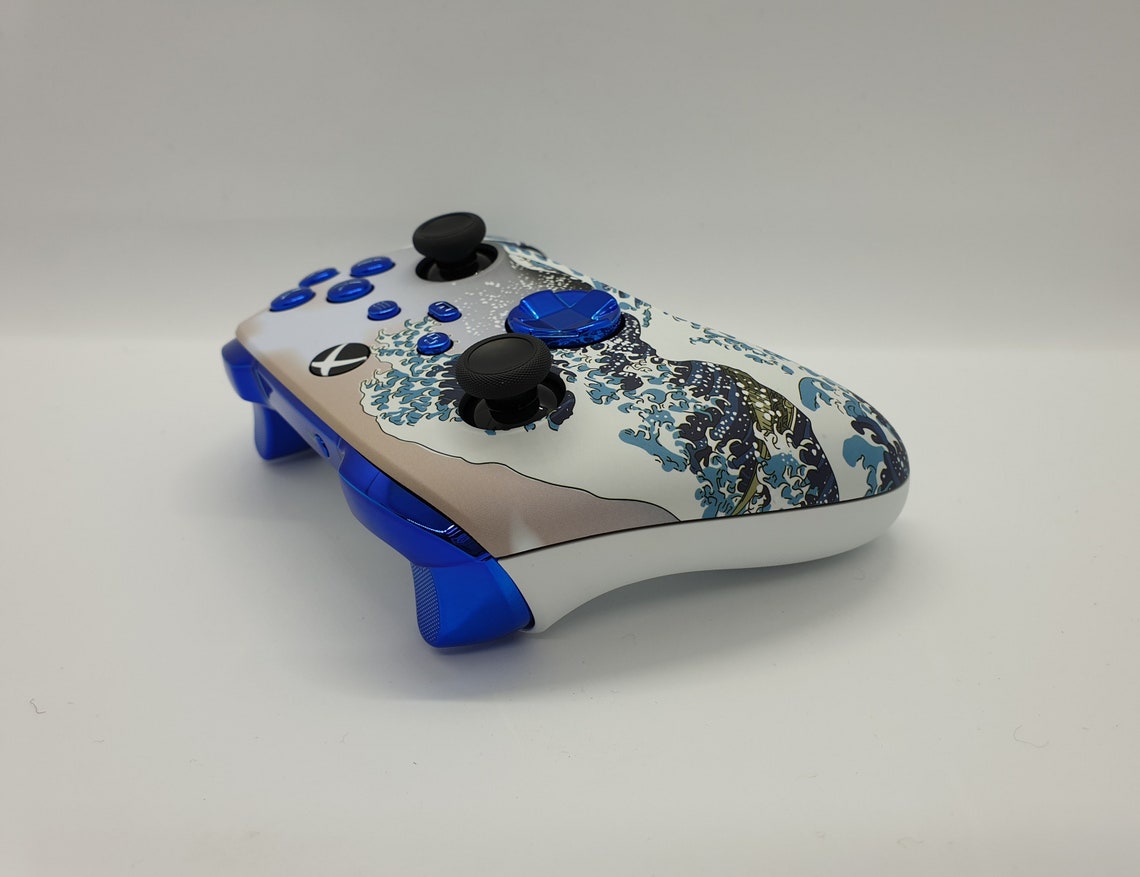 The Great Wave Custom Faceplate Xbox Series X & S Controller | Etsy