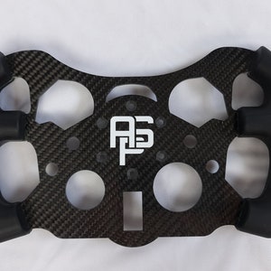 Logitech G29 & G923 Carbon Fibre Wheel Mod rubber Handles Sim Racing ...