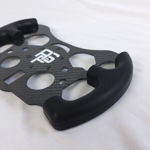 Logitech G29 & G923 Carbon Fibre Wheel Mod rubber Handles Sim Racing ...