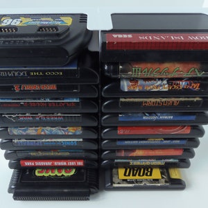 Sega Megadrive/genesis/mastersystem (holds 20 Carts, 2x10) Storage ...