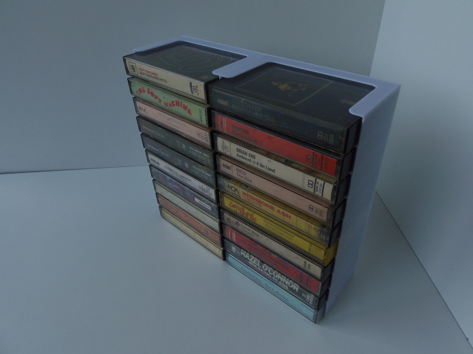Audio Cassette Tape Tray holds 20 Tapes 2x10 - Etsy
