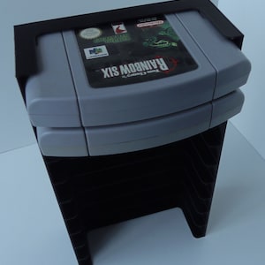 Nintendo 64 Game Cartridge Tray (holds 10) Storage/holder/stand/rack ...