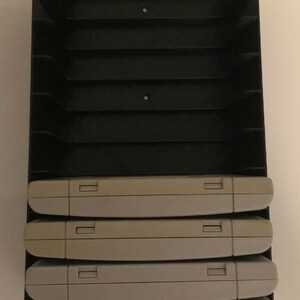 Super Nintendo SNES Game Cartridge Tray (holds 10) Rack/stand/storage ...
