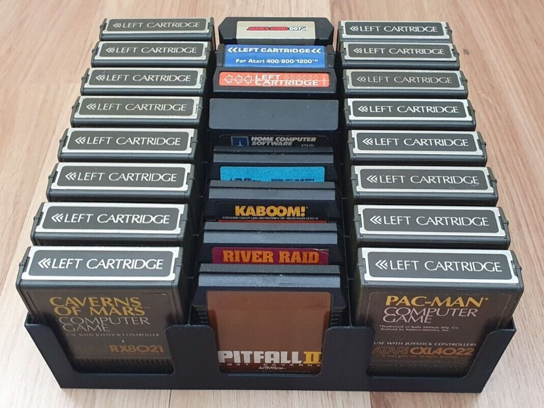 Atari 400/800 Game Storage (holds 24 Carts) Rack/stand/tray/box - Etsy