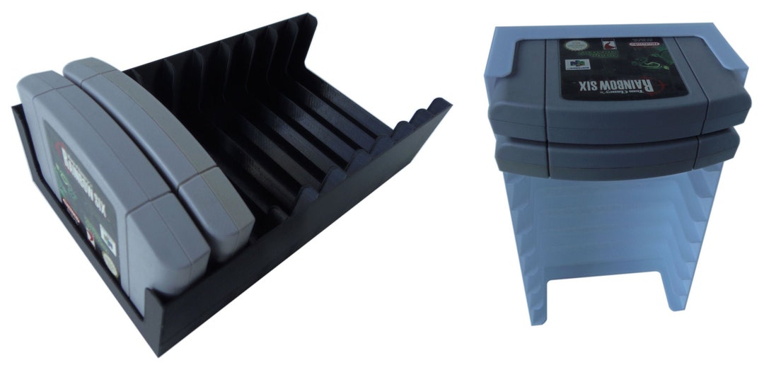 Nintendo 64 Game Cartridge Tray (holds 10) Storage/holder/stand/rack ...