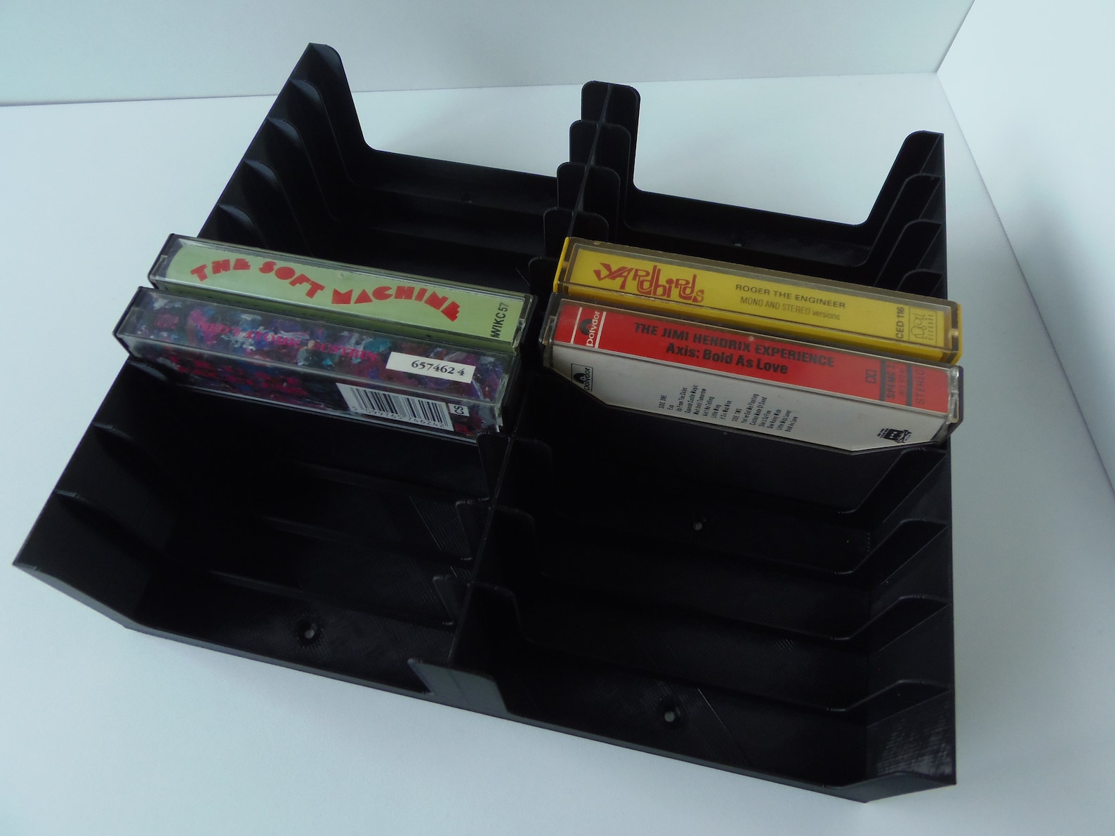 Audio Cassette Tape Tray holds 20 Tapes 2x10 - Etsy