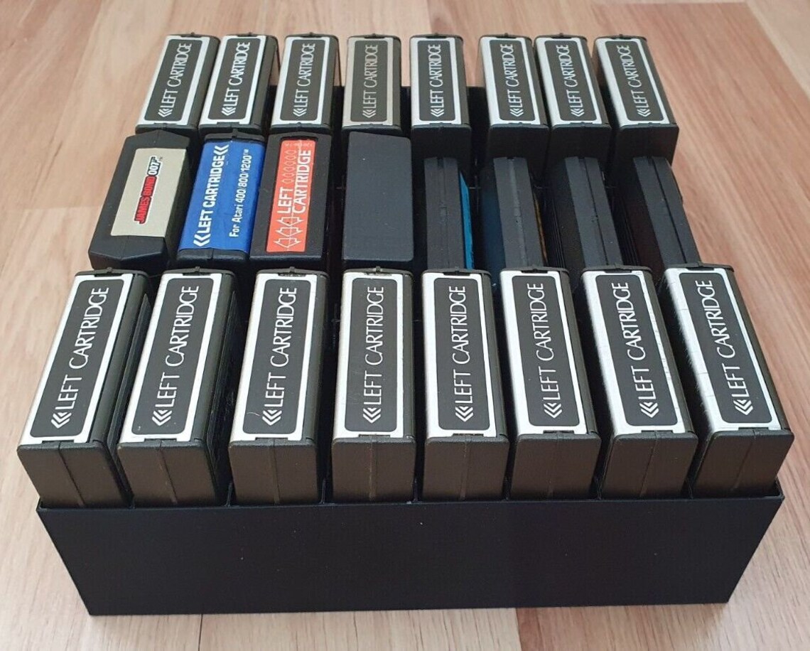 Atari 400/800 Game Storage (holds 24 Carts) Rack/stand/tray/box - Etsy