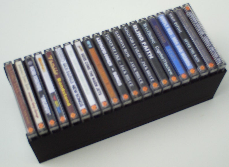 Minidiscs in Cases Tray (holds 20 Discs) Storage/holder/stand/rack/box ...